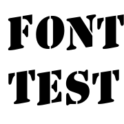 Download free A STUB font
