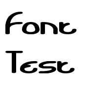 Download free Bendable BRK font