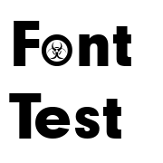 Download free Biohazard Participants font