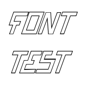 Download free Bionic Type Out Italic font