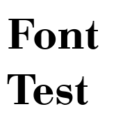 Download free Bodoni Demi font