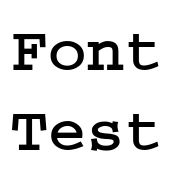 Download free COURIER font