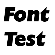 Download free ChantillySerial HeavyItalic font