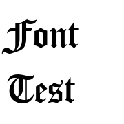 Download free Cloister Black BT font