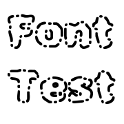 Download free Dash Dot BRK font