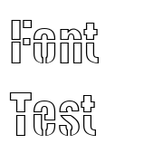 Download free DieselStencil Outline font