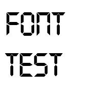 Download free Digiface Regular font