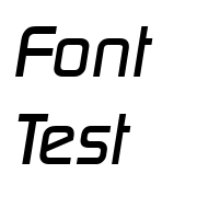 Download free DigitalSerial BoldItalic font