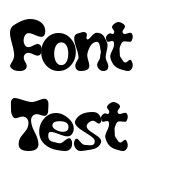 Download free FLUBBER font