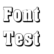 Download free Hansen Shadow font