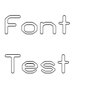 Download free Love Parade outline Bold font