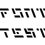 Download free Missile Man Leftalic font