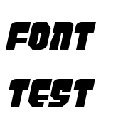 Download free PanicButton BB Italic font