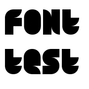 Download free Quarterround Solid font