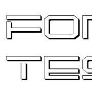 Download free QuickTech Shadow font