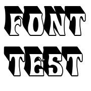 Download free Roberta Raised Shadow font