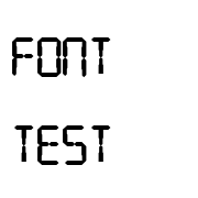 Download free SF Digital Readout Heavy font