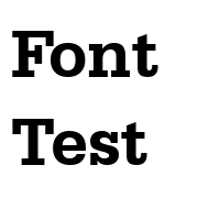 Download free Serifa Bold BT font