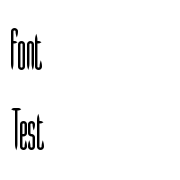 Download free Slender BRK font