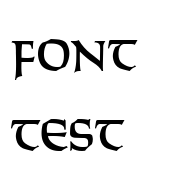 Download free Solemnity font