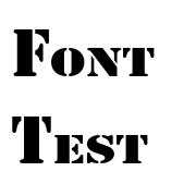 Download free Stencil Regular font