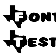Download free Texas font