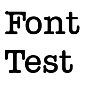 Download free TypewriterSerial Medium font