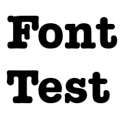 Download free TypewriterSerial Xbold font