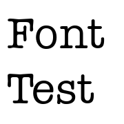 Download free Typist Regular font