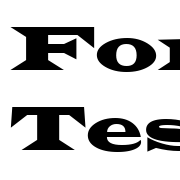 Download free Wide Latin font