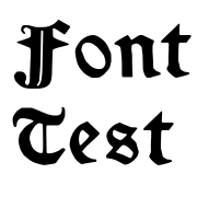 Download free minim font